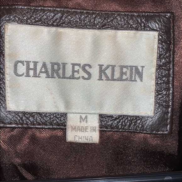 Vintage | Jackets & Coats | Vintage Charles Klein Brown Leather Jacket ...